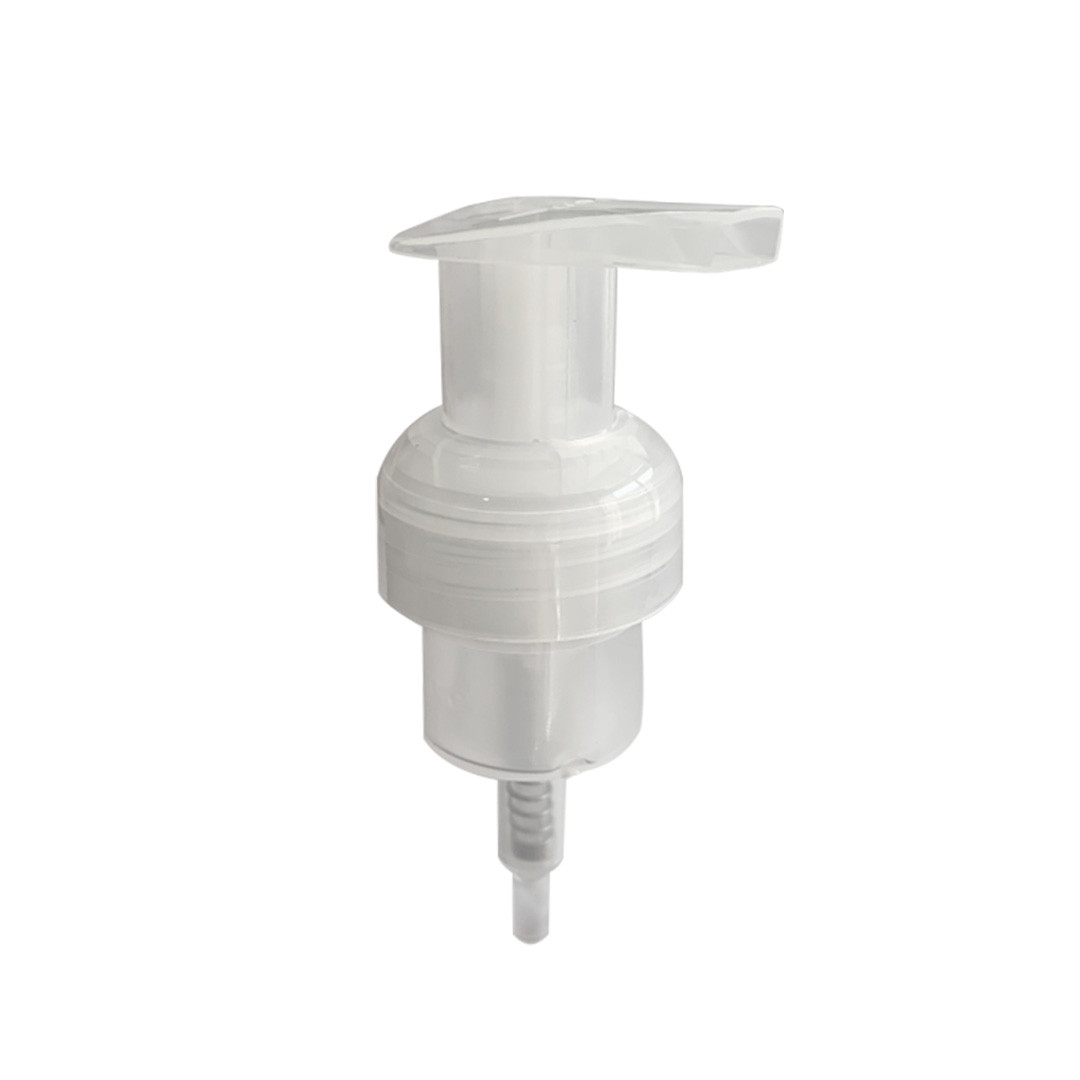 Clipped Lock Plastic Foam Pump , 38/00 Foaming Soap Dispenser Pump